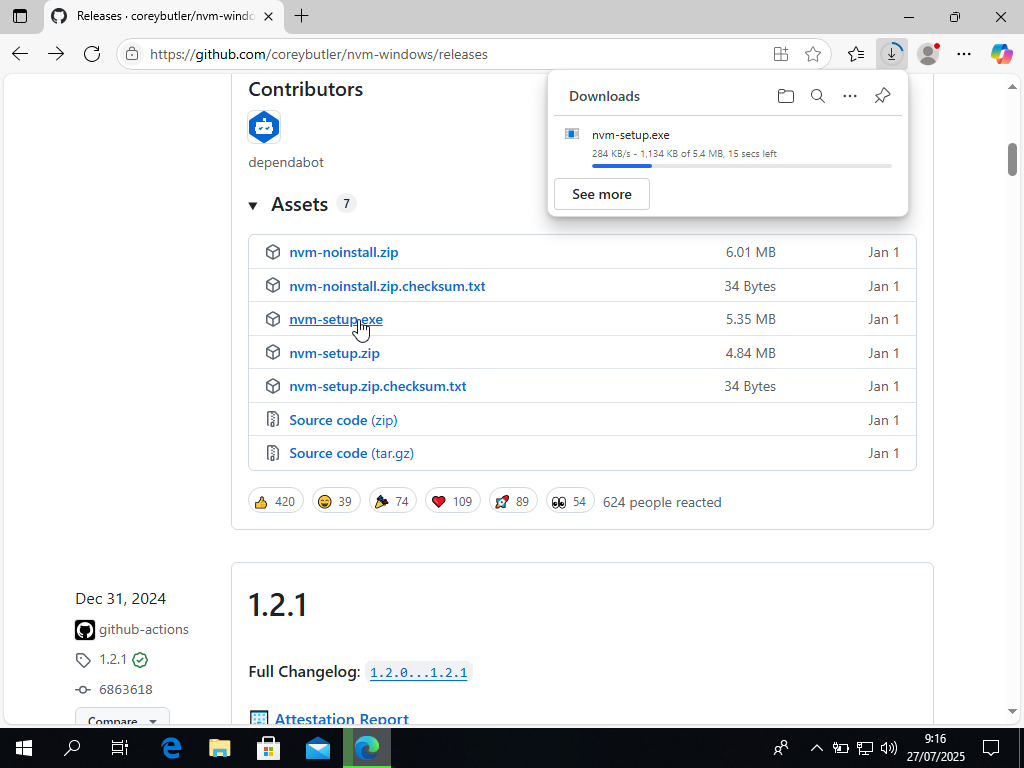 Installing Node Version Manager (NVM) and Node.js on Windows - Rejaka Portfolio